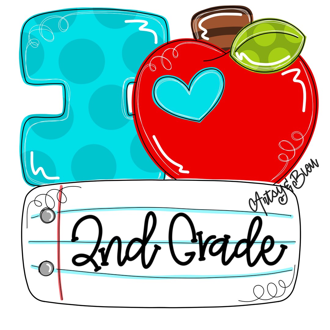 TEMPLATE Door Hanger: I Love School - Etsy