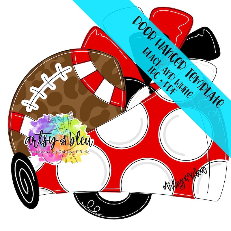 Football Door Hanger - Etsy