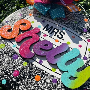 Teacher Composition Notebook Door Hanger - Etsy