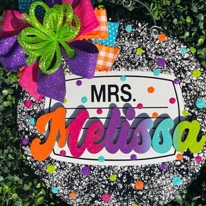 Teacher Composition Notebook Door Hanger - Etsy