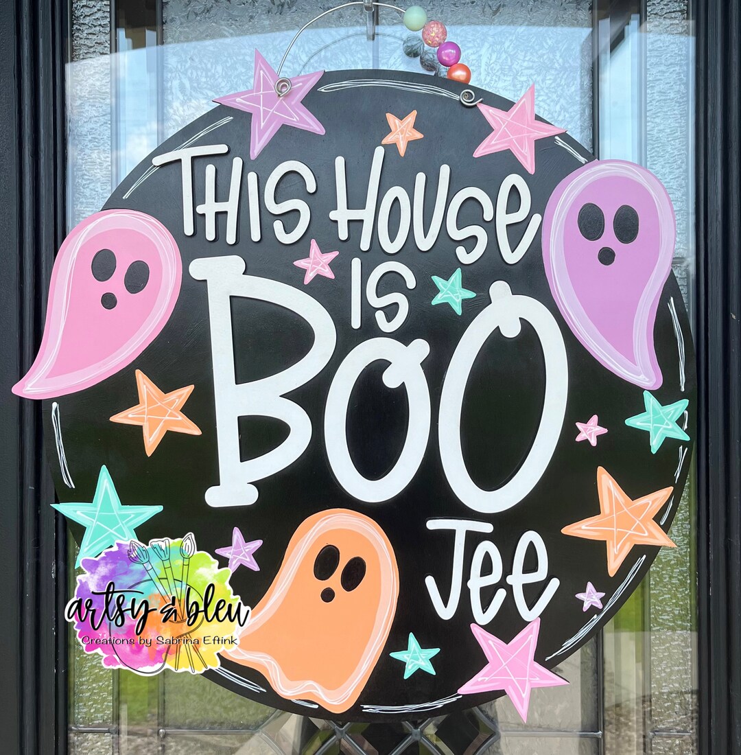 Boo Door Hanger - Etsy