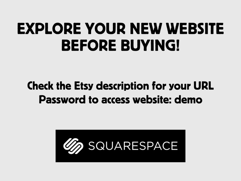 Modern Squarespace Website Template: Customizable Business Layout - Etsy