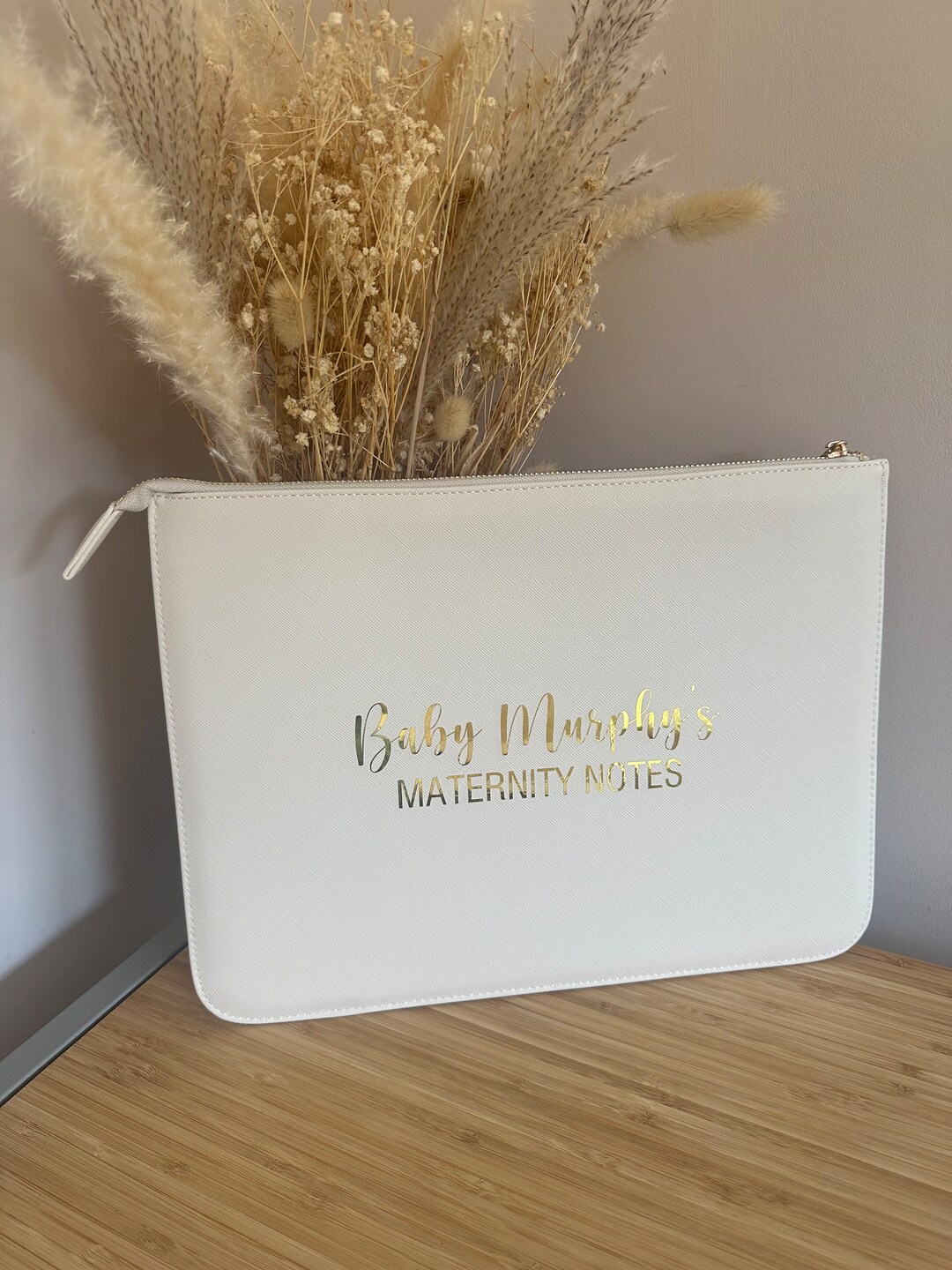 Personalised Pregnancy/maternity Notes Document Folder | New Baby ...