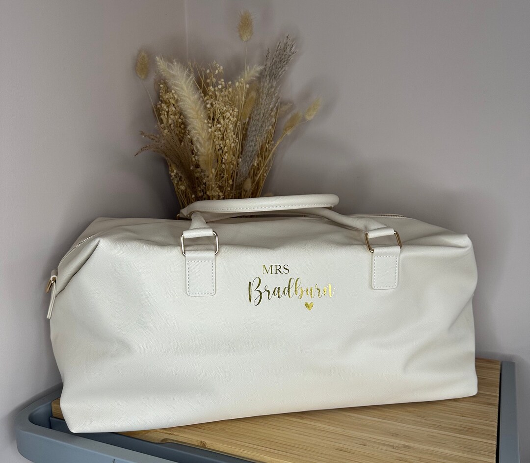 Personalised Holdall Weekend Bag Bride to Be Bag, Minimoon, Honeymoon ...