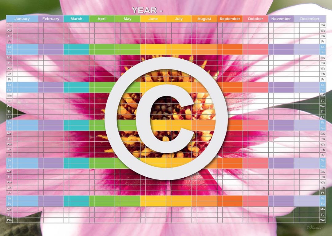 Perpetual Calendar, Perpetual Calendar. Writable and Wipeable ...