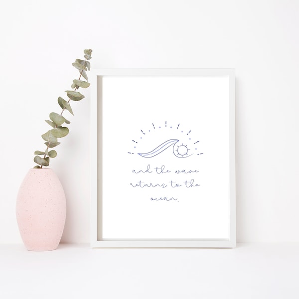 Good Place Wave Quote - Etsy