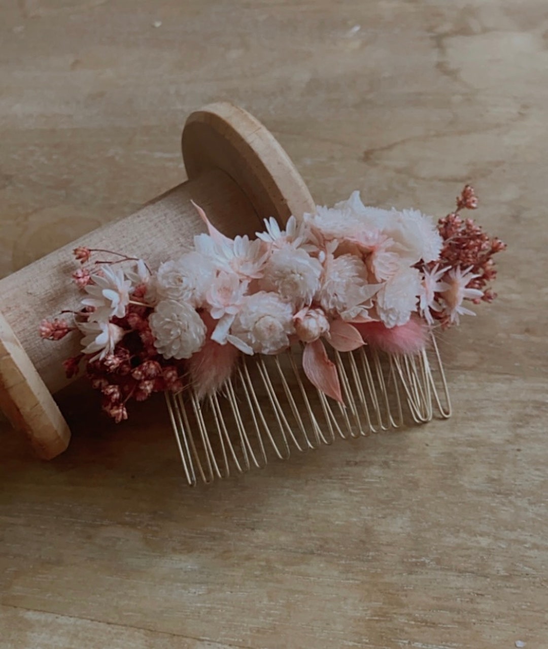 ROSA Dried Flower Combs, Wedding Accessories, Other Events. Bouquet ...