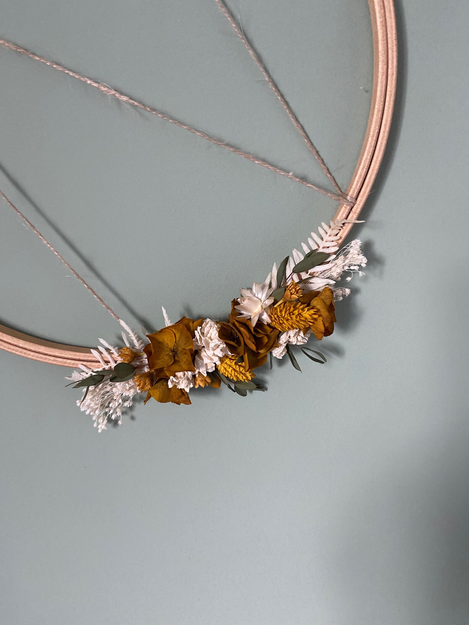 Decoration Circle Photos Dried Flowers | Etsy