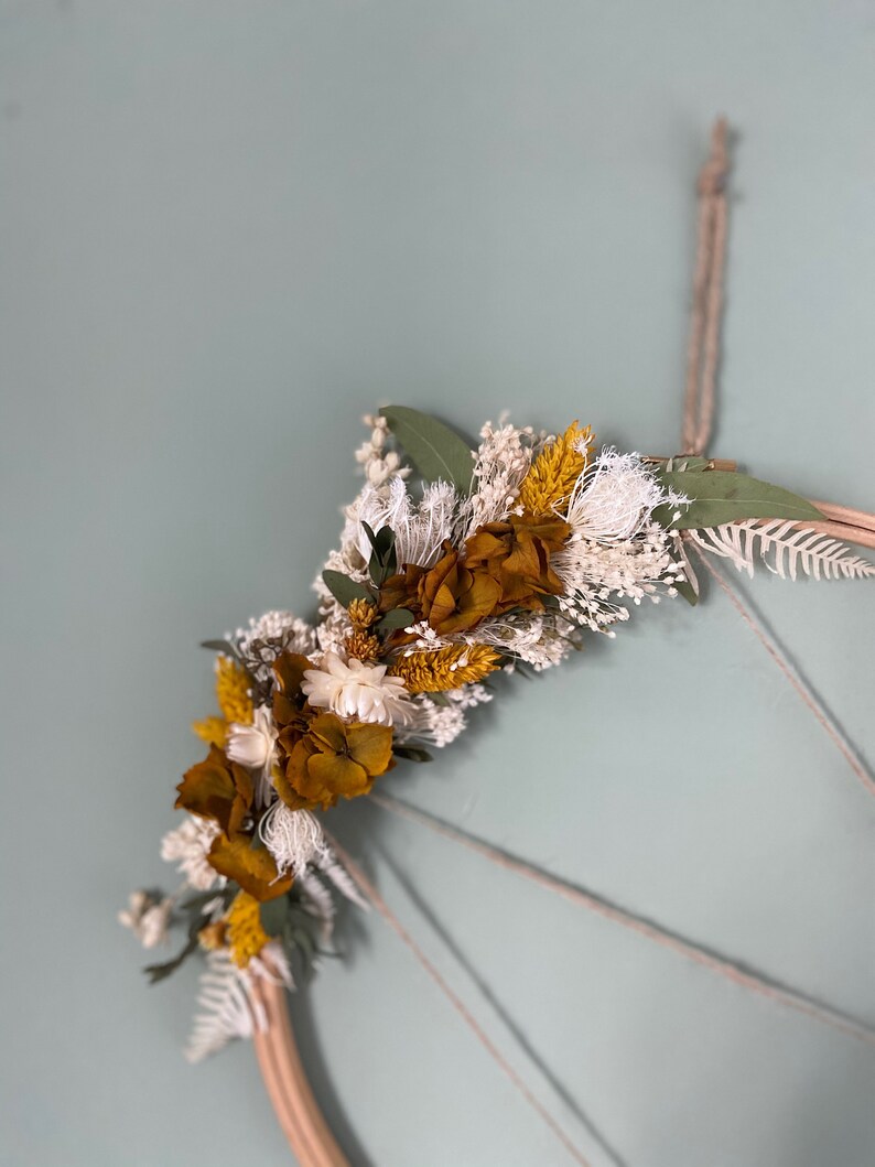 Decoration Circle Photos Dried Flowers | Etsy