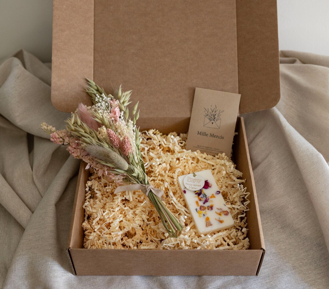 Box cadeau remerciement "Mille Mercis"" - Etsy France
