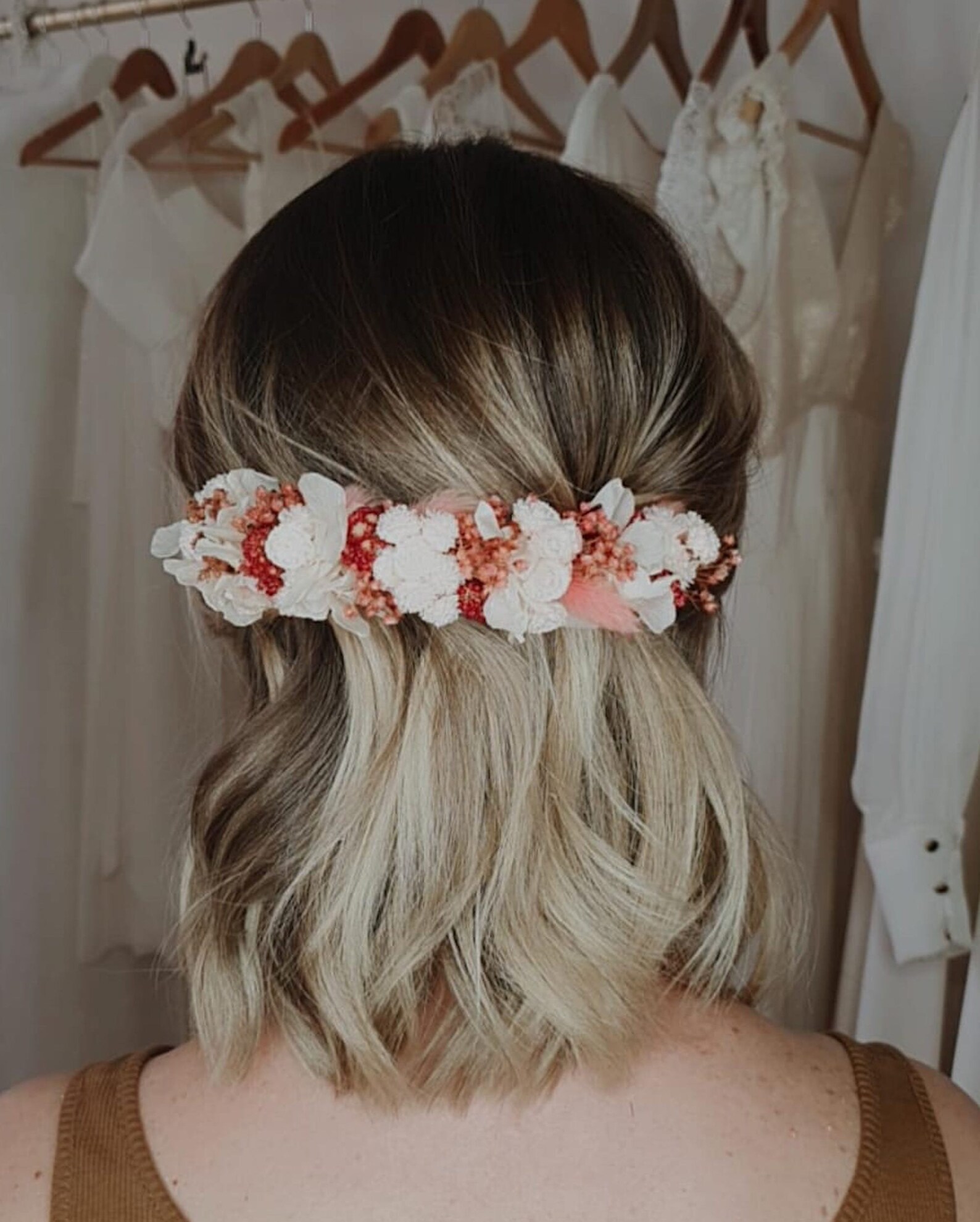 Collection ROSA accessoires fleurs séchées mariage - Etsy France