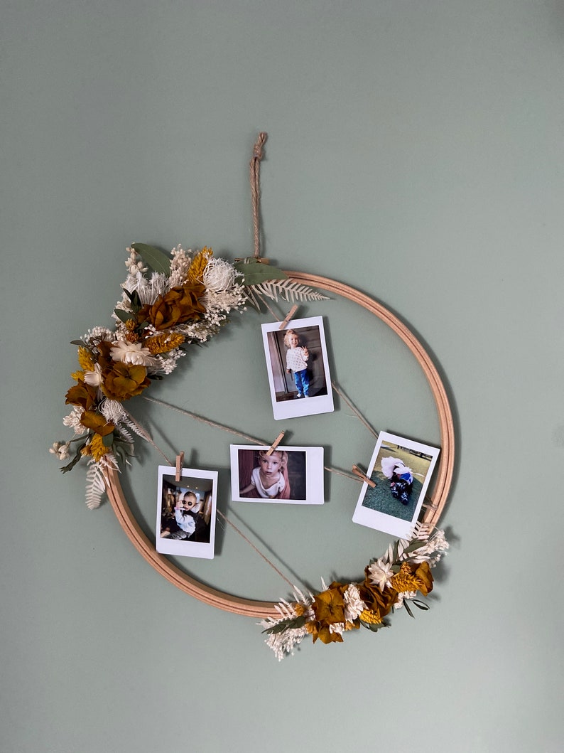 Decoration Circle Photos Dried Flowers - Etsy