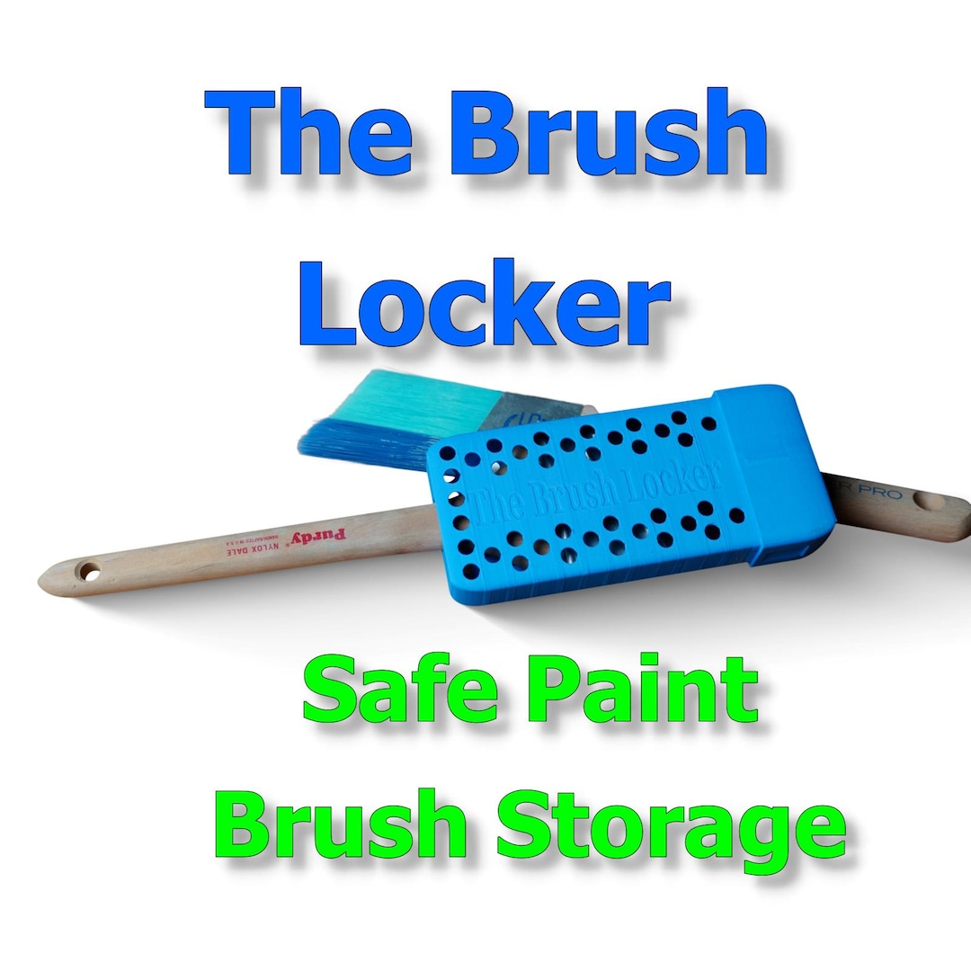 Store Your Paint Brushes Safely and Securely With the Brush Locker - Etsy