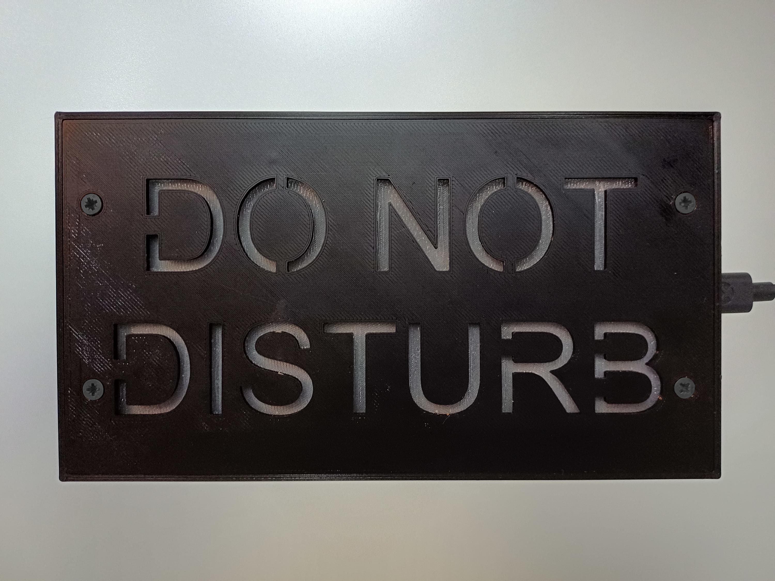 DO NOT DISTURB Sign Controlled by Microsoft Teams Status - Etsy
