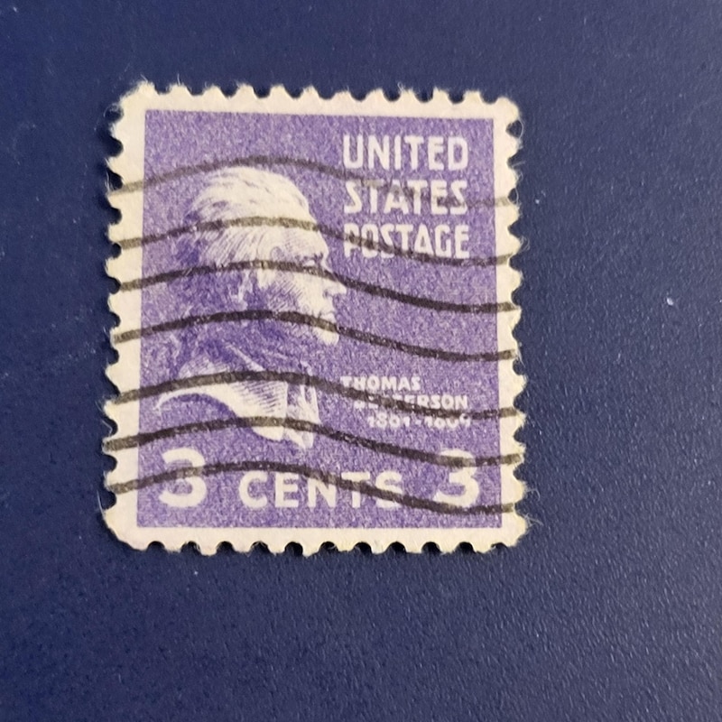 Rare Stamp Jefferson - Etsy