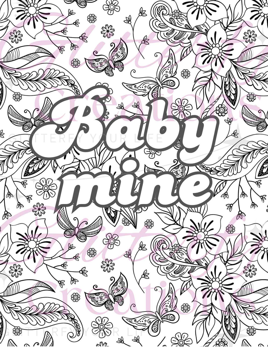 Pregnancy and Labor Coloring Page Relaxation & Empowerment Coloring ...