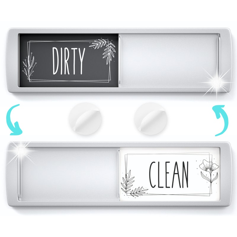 Clean Dirty Dish Magnets - Etsy