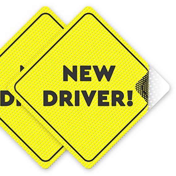 Rookie driver sticker store