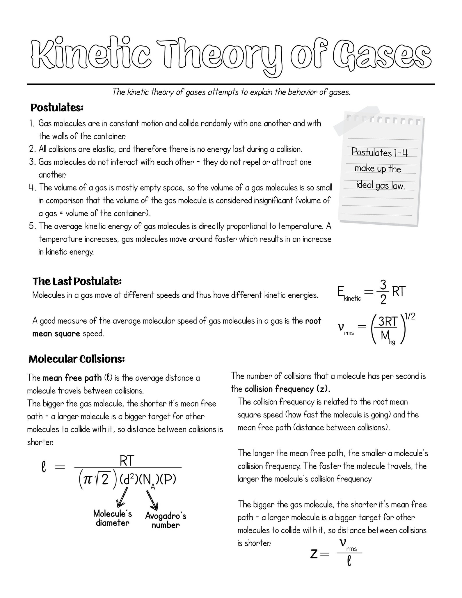 Chemistry Ideal Gas Law Notes and Activity Packet - Etsy