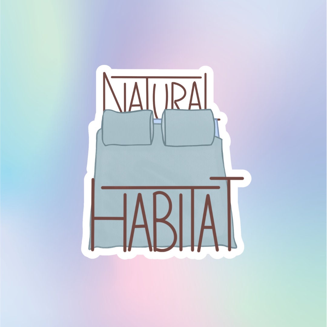 Natural Habitat Sticker - for Laptop, Water Bottle, Journal, Car - Etsy
