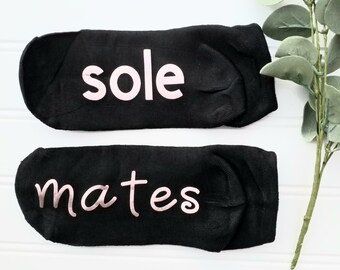 Sole-mates Personalized Adult Socks Custom Socks - Etsy