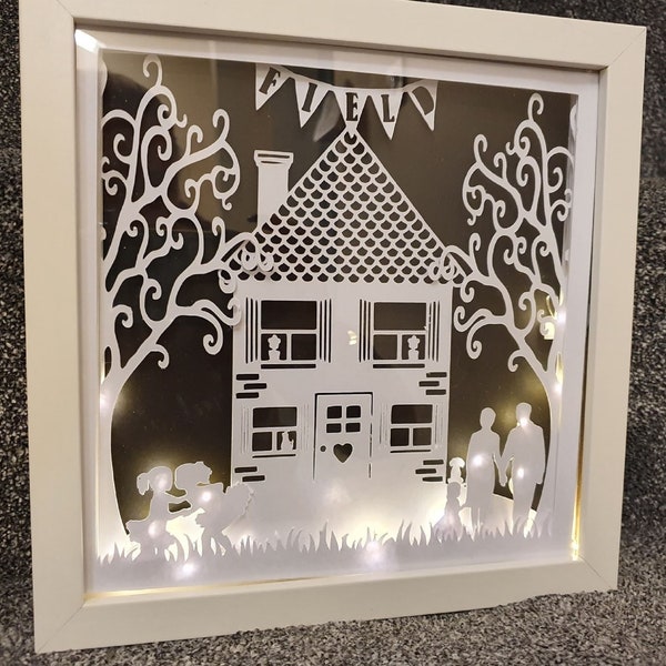 House Shadow Box - Etsy UK