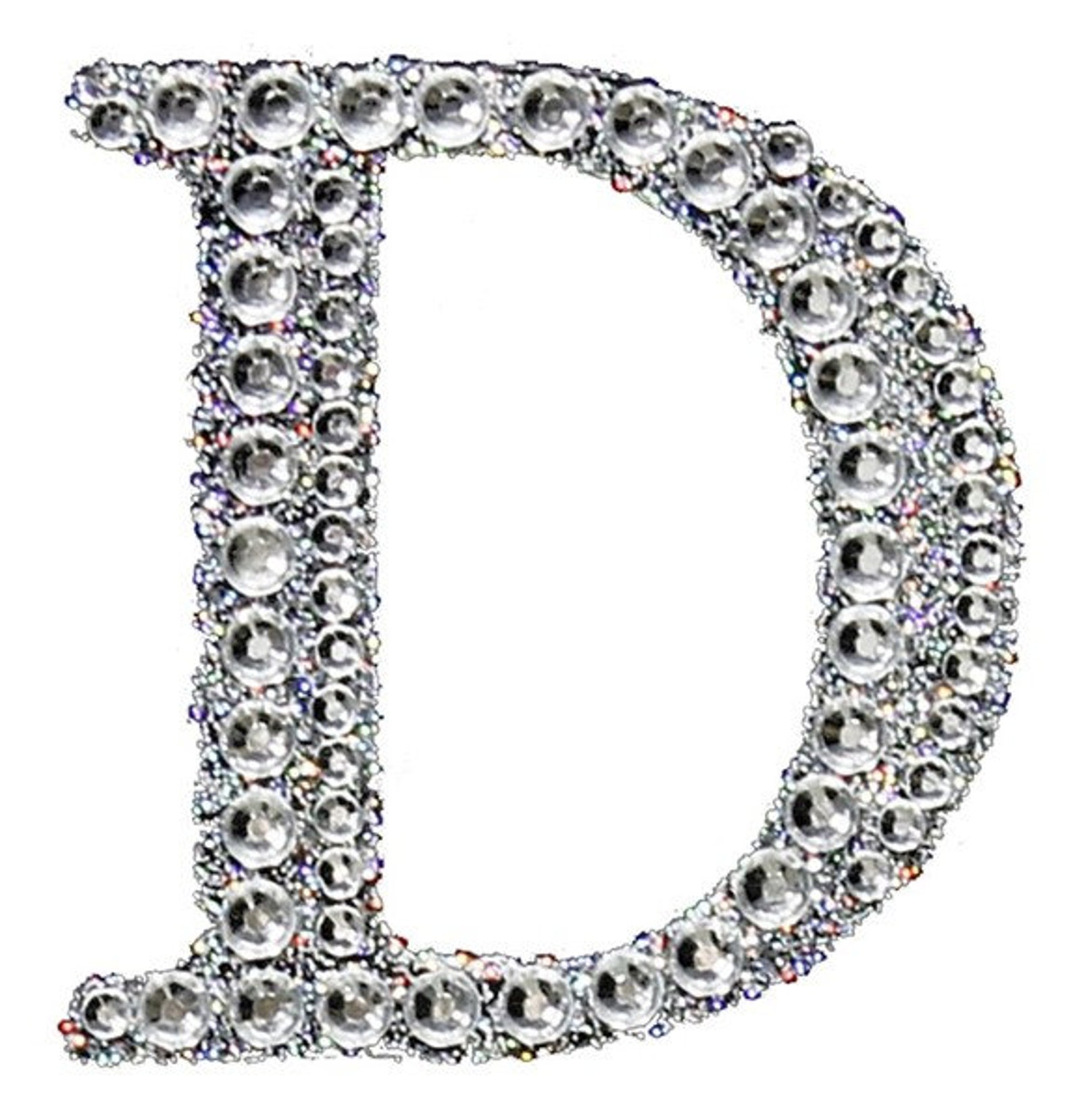 Self-adhesive 2" Rhinestone Alphabet Stickers - Lg Letters - Homecoming ...