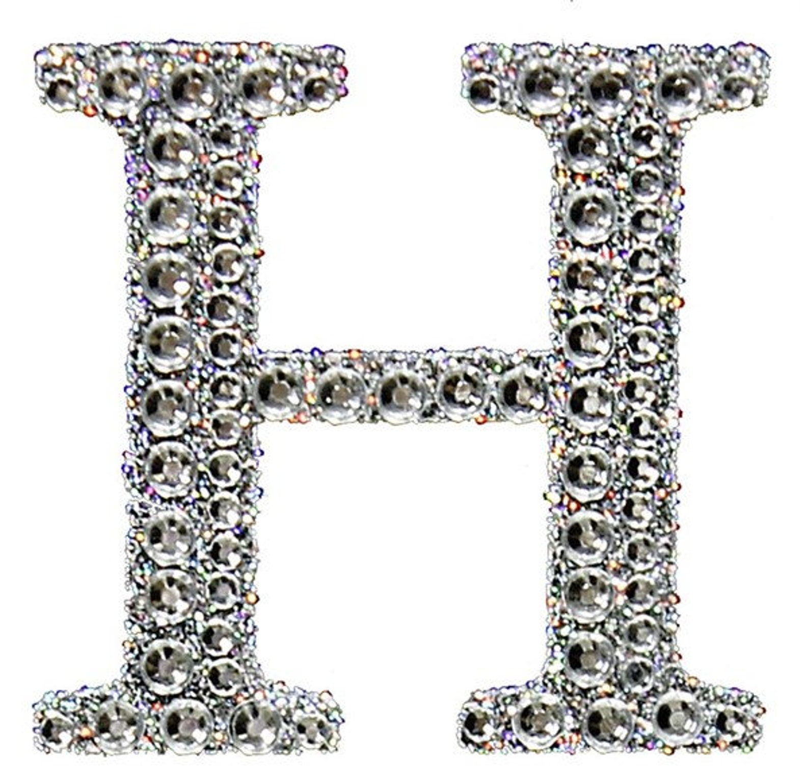Self-adhesive 2" Rhinestone Alphabet Stickers - Lg Letters - Homecoming ...