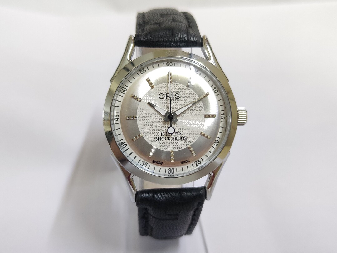 Vintage Oris Hand Winding Movement Analog Dial Wrist Watch for Mens B23 ...