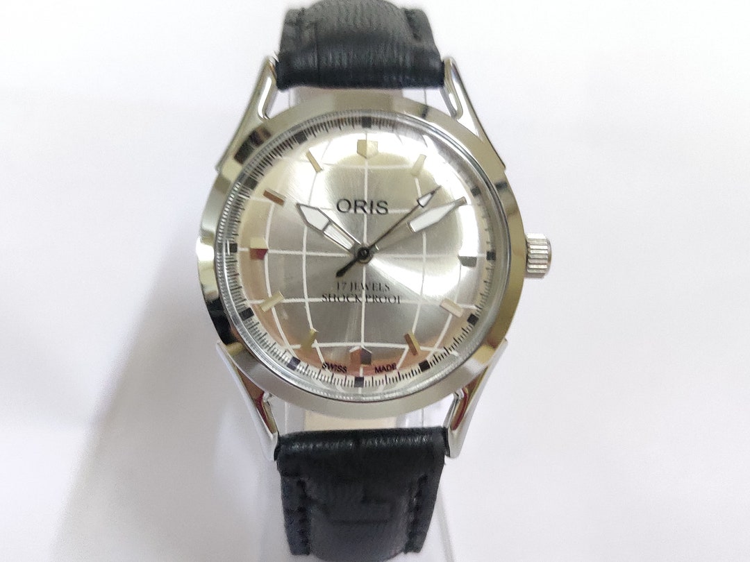 Vintage Oris Hand Winding Movement Analog Dial Wrist Watch for Mens B2 ...