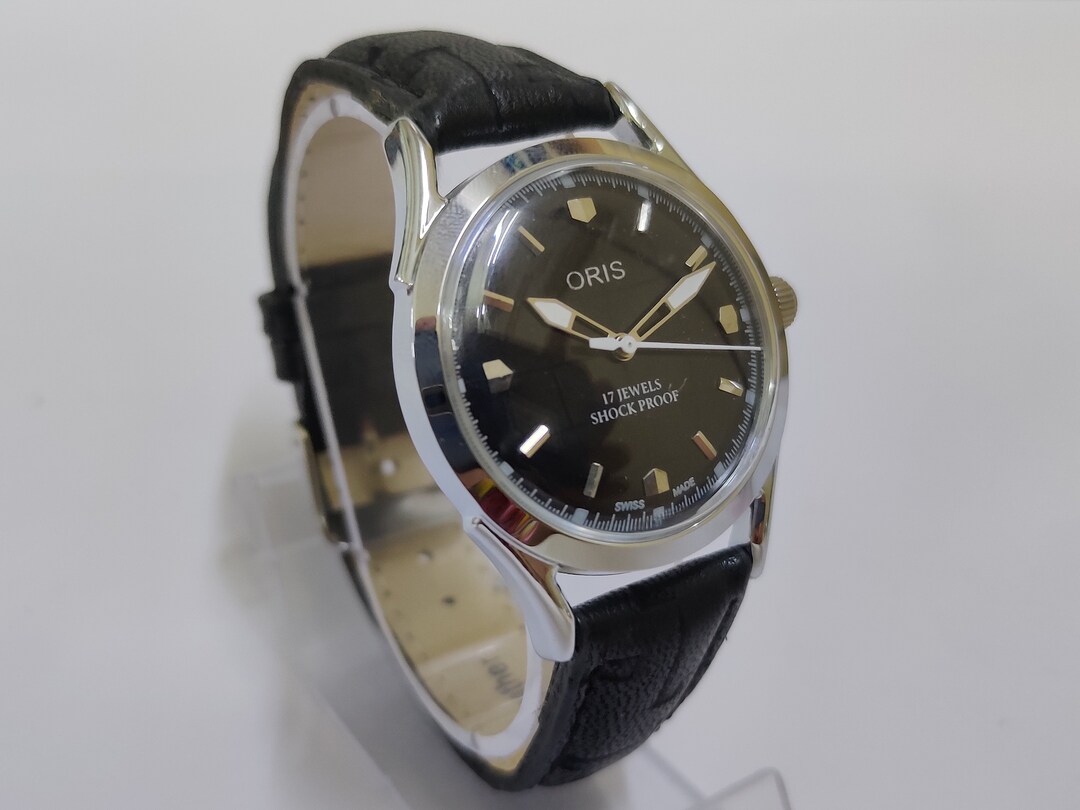 Vintage Oris Hand Winding Movement Analog Dial Wrist Watch for Mens B4 ...