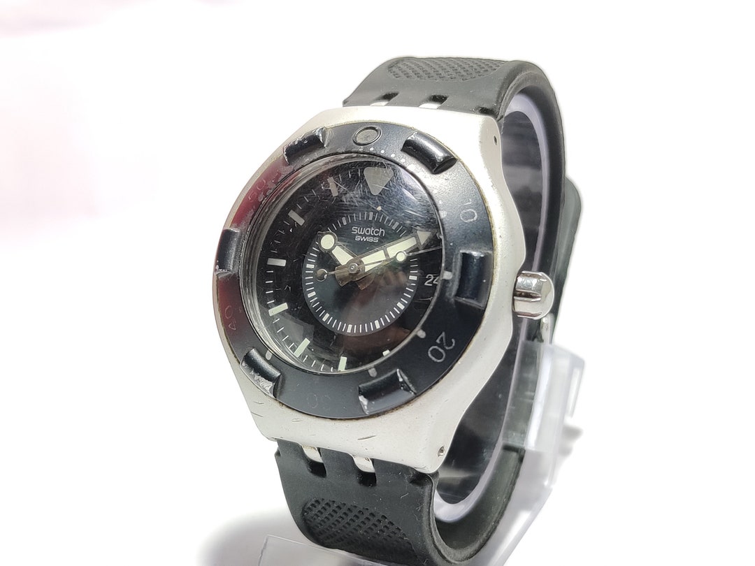 Swatch Swiss Quartz Movement Mens Analog Date Dial Wrist Watch K11 - Etsy