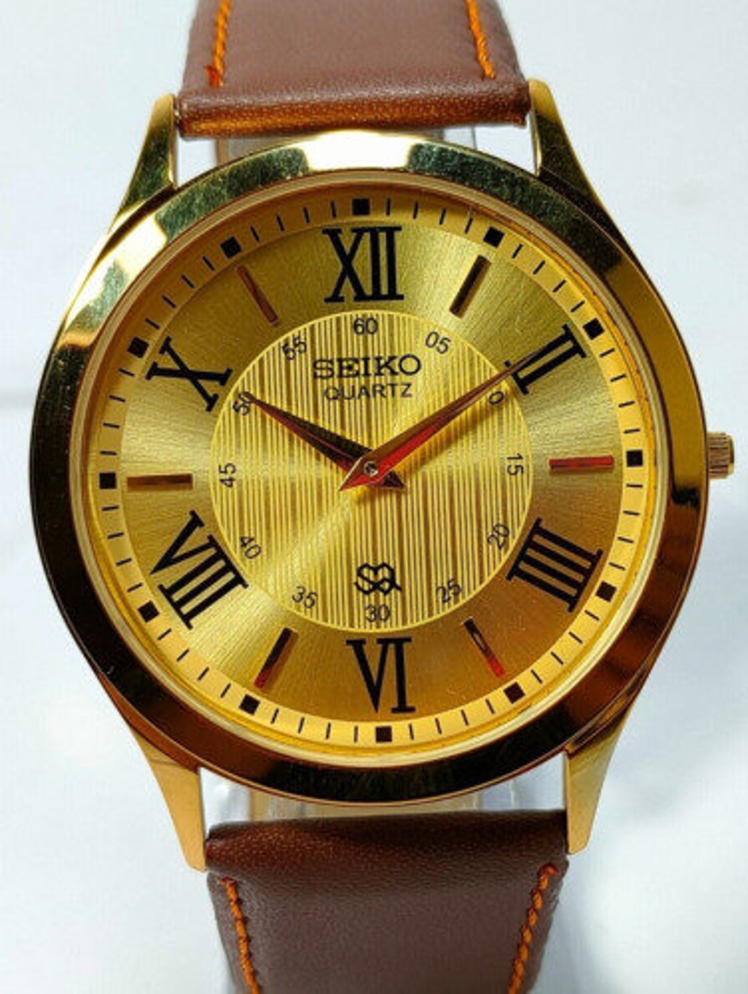 Montre-bracelet à cadran analogique pour homme, mouvement à quartz ...