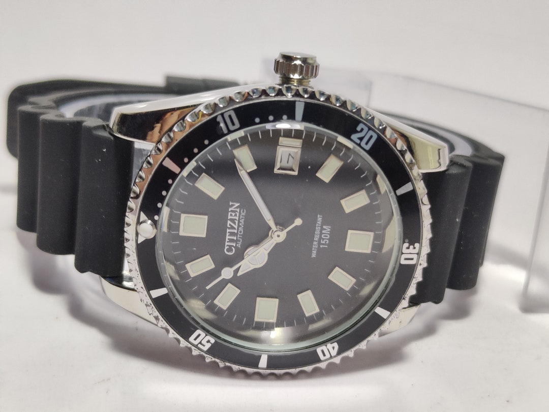 Vintage Citizen Diver Automatic Movement Date Day Dial Wrist Watch for ...