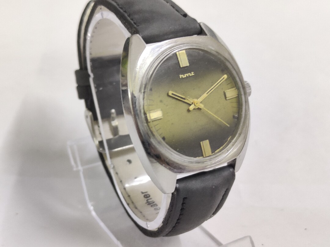 Vintage HMT Vijay Mechanical Hand Winding Movement Dial Wrist Watch ...