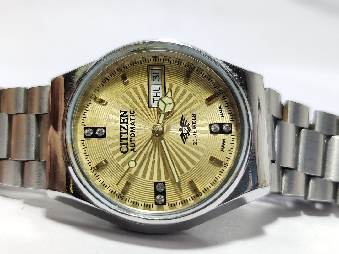 Vintage Citizen Automatic Movement Date Day Dial Wrist Watch for Mens ...