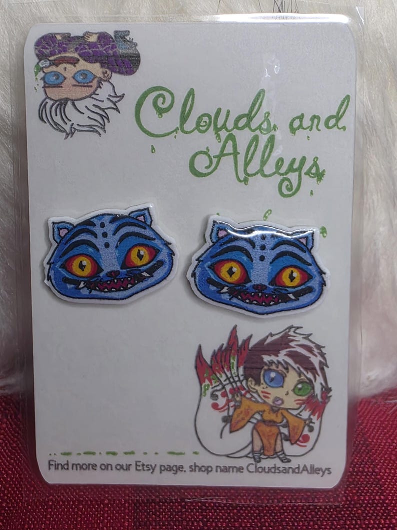 K-pop Demon Hunter Stainless Steel, Hand Made, Hand Drawn, Resin Coated ...