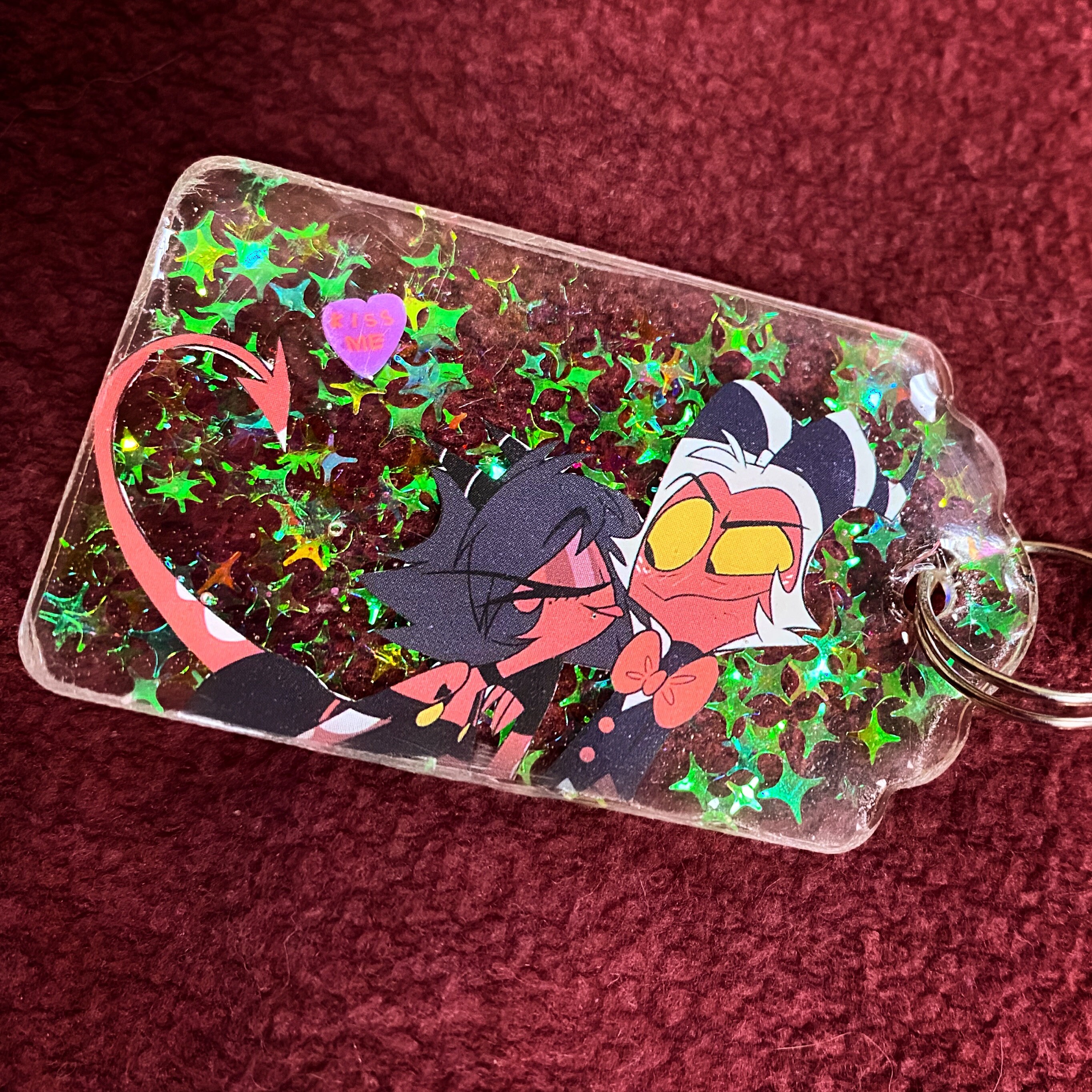 This Hazbin a Helluva Keychain Listing - Etsy