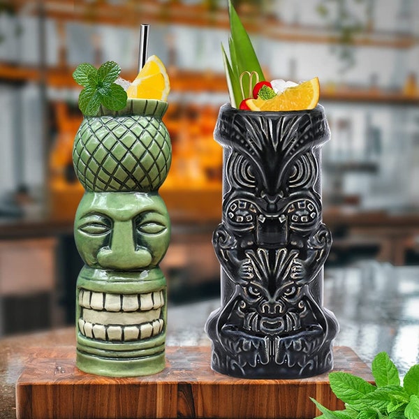 Tiki Mugs - Etsy