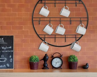 Coffee Mug Wall Rack - Etsy