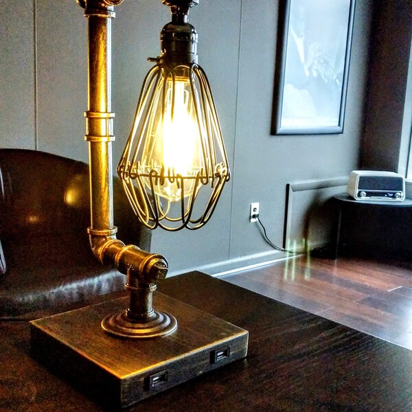 Steampunk Lamp - Etsy