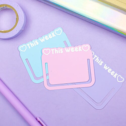 Printable to DO and THIS WEEK Bookmarks for Your Personal A5 | Etsy