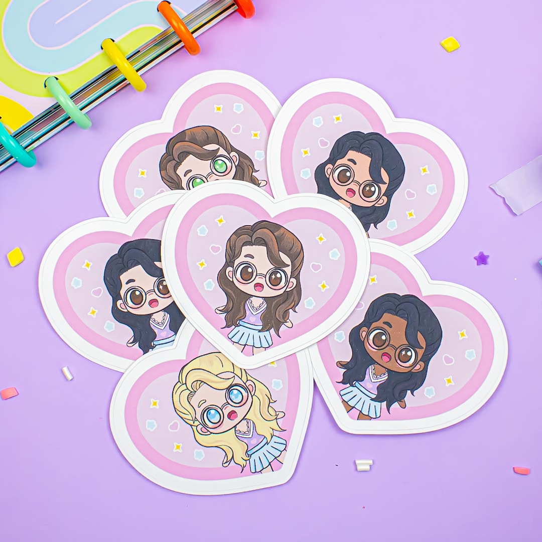 Personalized Die Cut Chibi Character Sticker for Planners & Journals ...