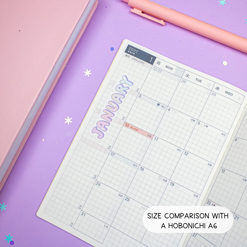 Months of the Year Cute Pastel Bubble Letters Functional - Etsy