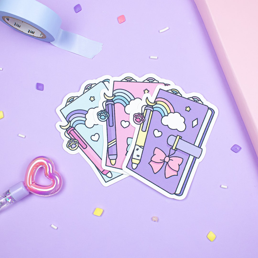 Sticker Pack Magical Planner Girl, Planner Decoration, Cute Stationery ...