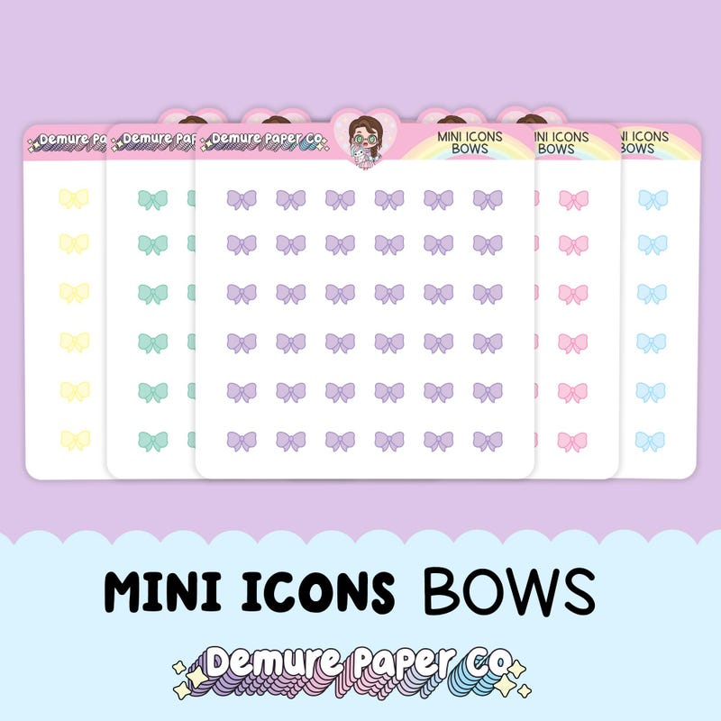 Mini Pastel Goth Stickers - Etsy