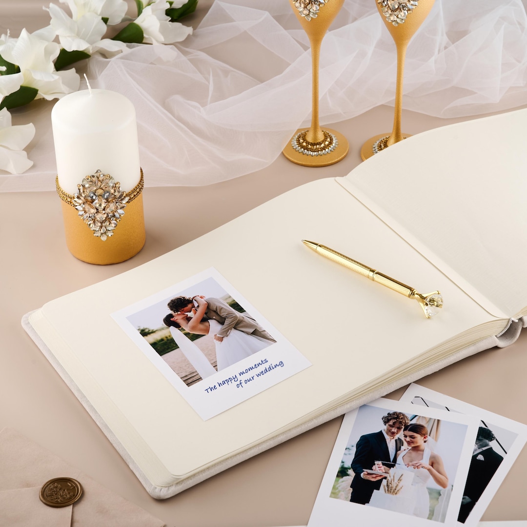Personalized Wedding Photo Album | Bridal Shower Gift for Bride ...