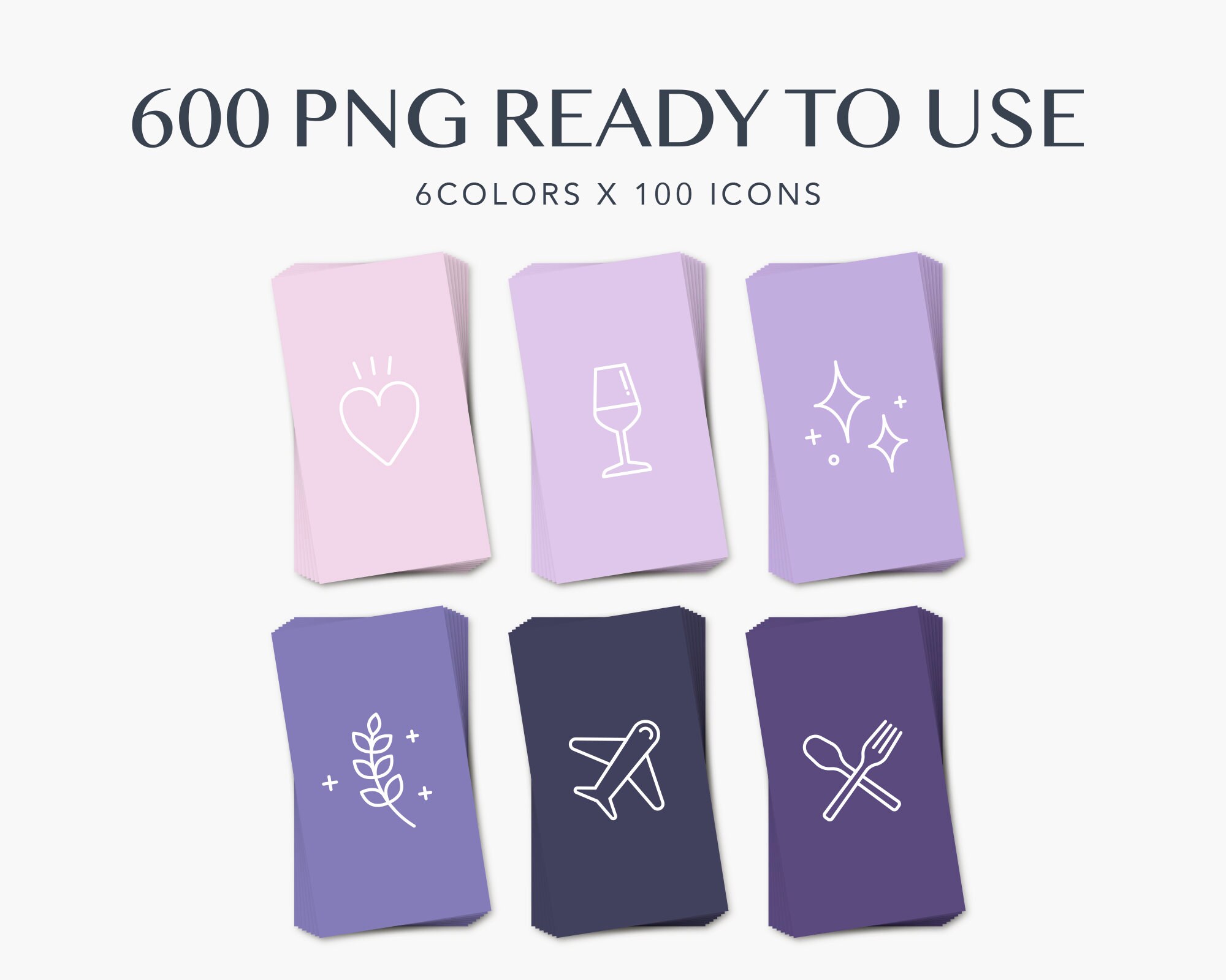 600 Instagram Story Highlight Icons | Purple | Minimal | Icons | Simple ...