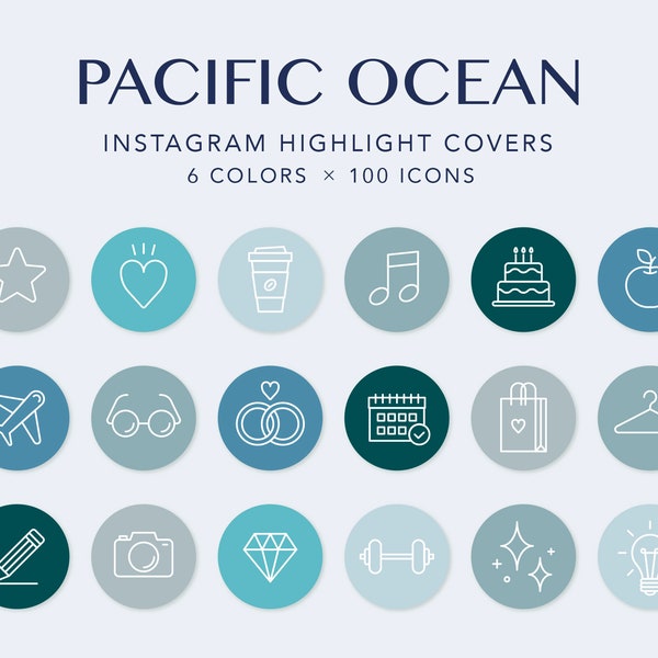 Instagram Highlight Icons - Etsy UK