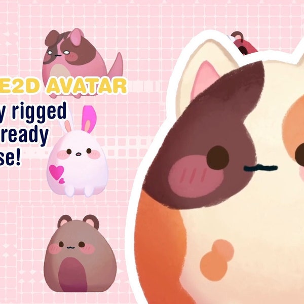 Animal Vtuber Cat Model - Etsy